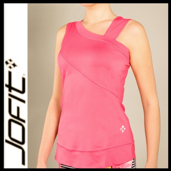 Jofit | Tops | Nwot Jofit Side Drape Tennis Tank | Poshmark